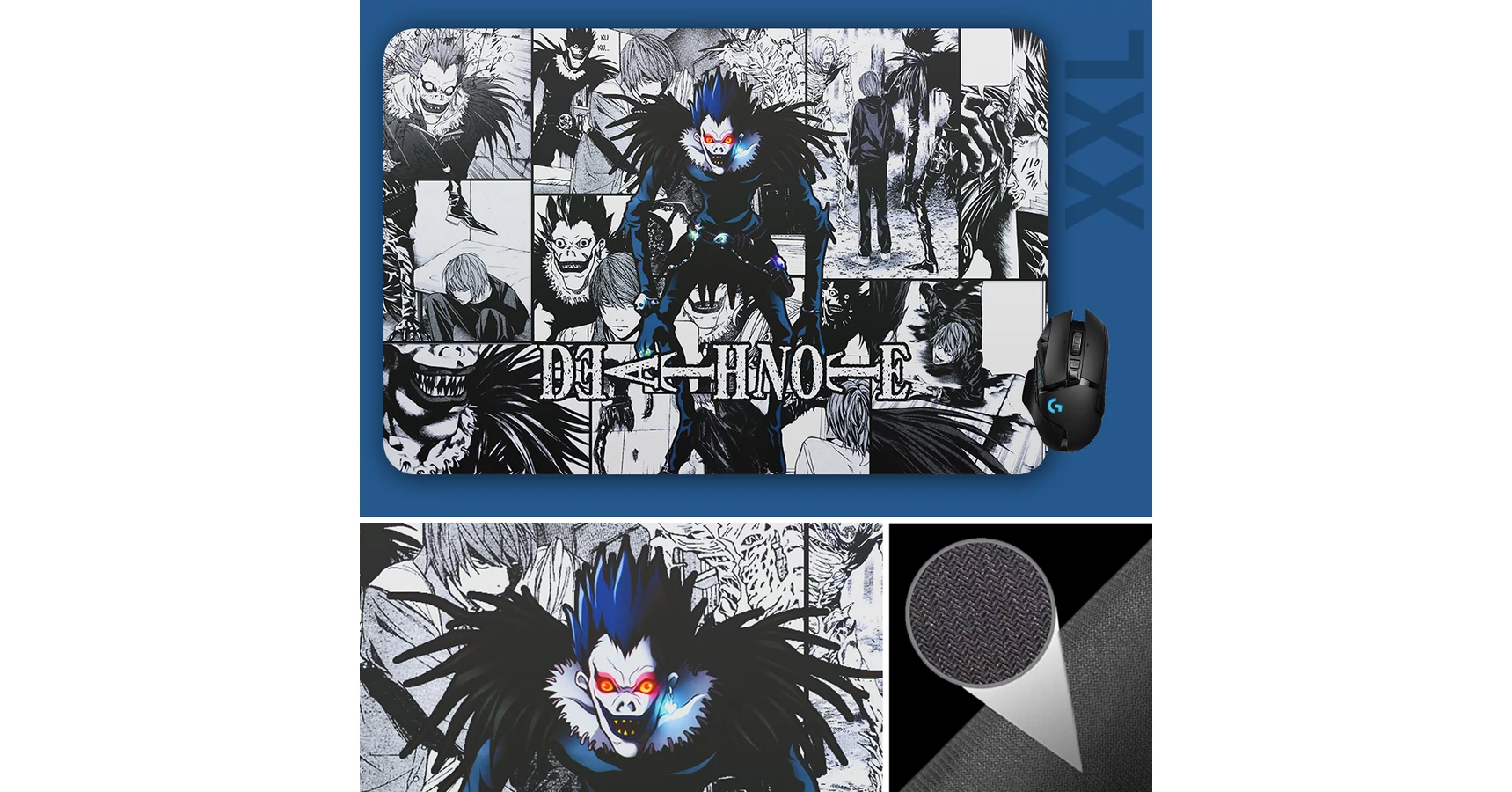 Death Note - Ryuk - Egérpad XXL - Weeby.hu - Anime Webáruház