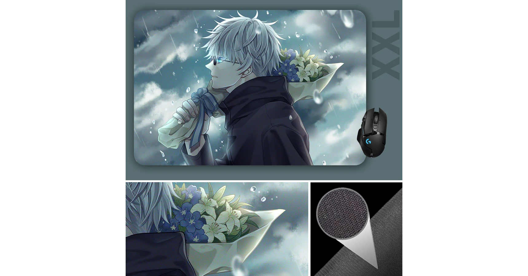 Jujutsu Kaisen - Gojo - Egérpad XXL - Weeby.hu - Anime Webáruház